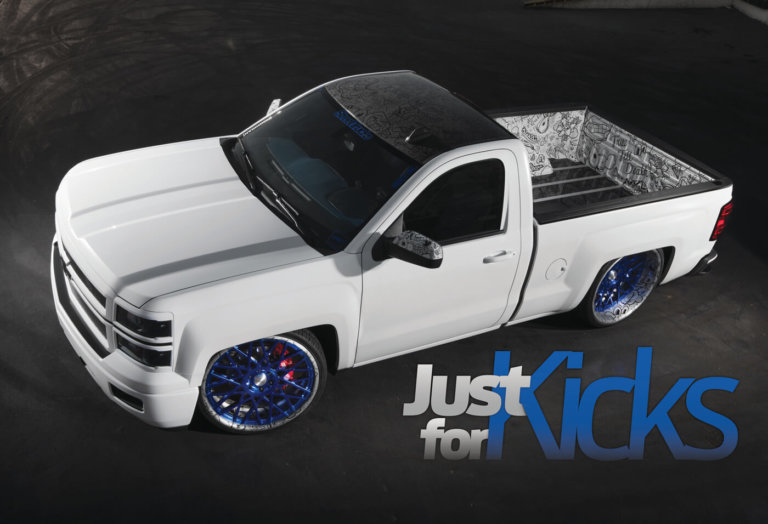 Bagged 2011 GMC Sierra with AMAZING airbrushed graphics