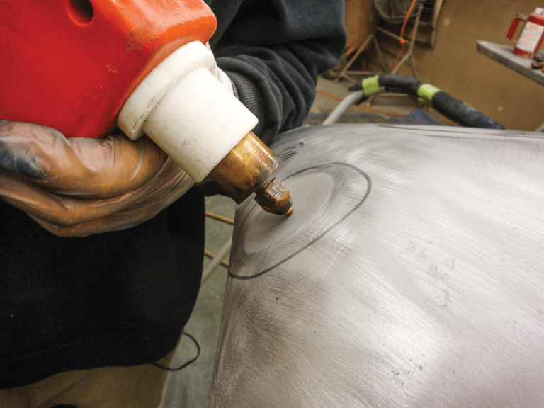 Trade Secrets - How to re-shape dented metal - Street Trucks