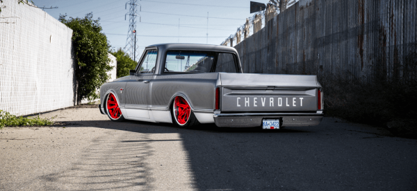 1965 Chevrolet C10 bagged on a Porterbuilt chassis - Street Trucks