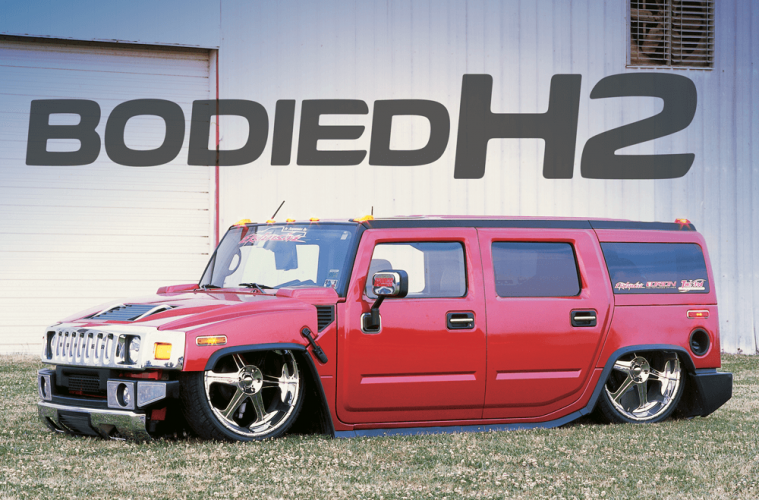 Lowered Hummer H2