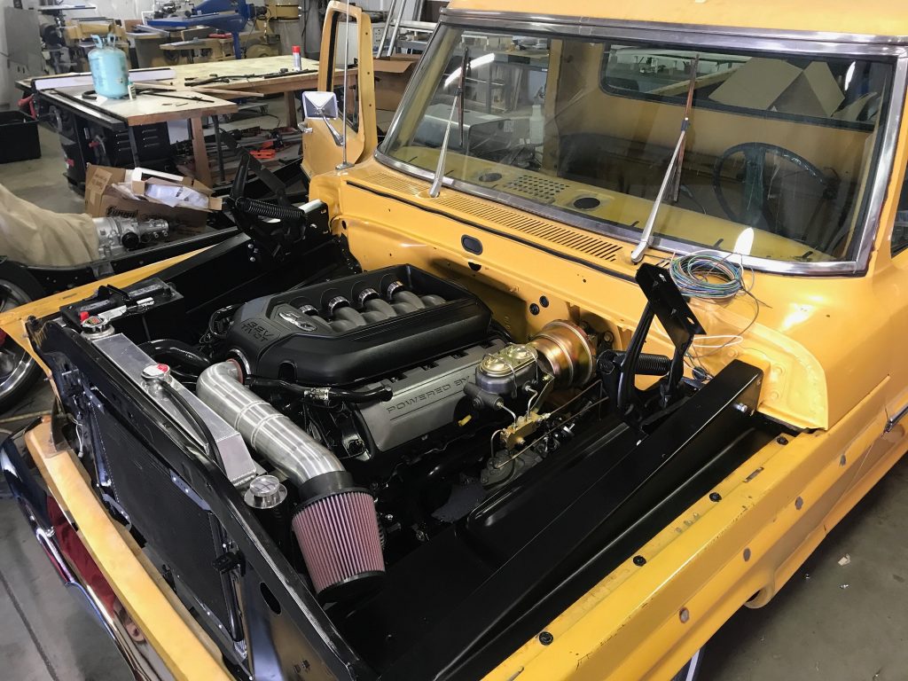 How to Perform a Coyote Engine Swap in a Ford F100