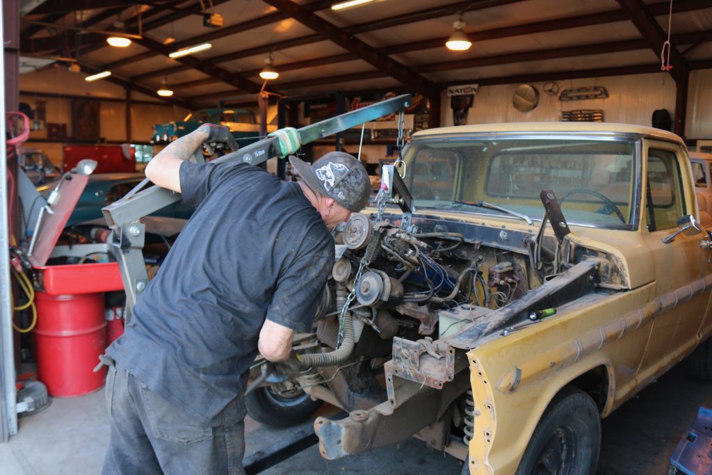 How to Perform a Coyote Engine Swap in a Ford F100