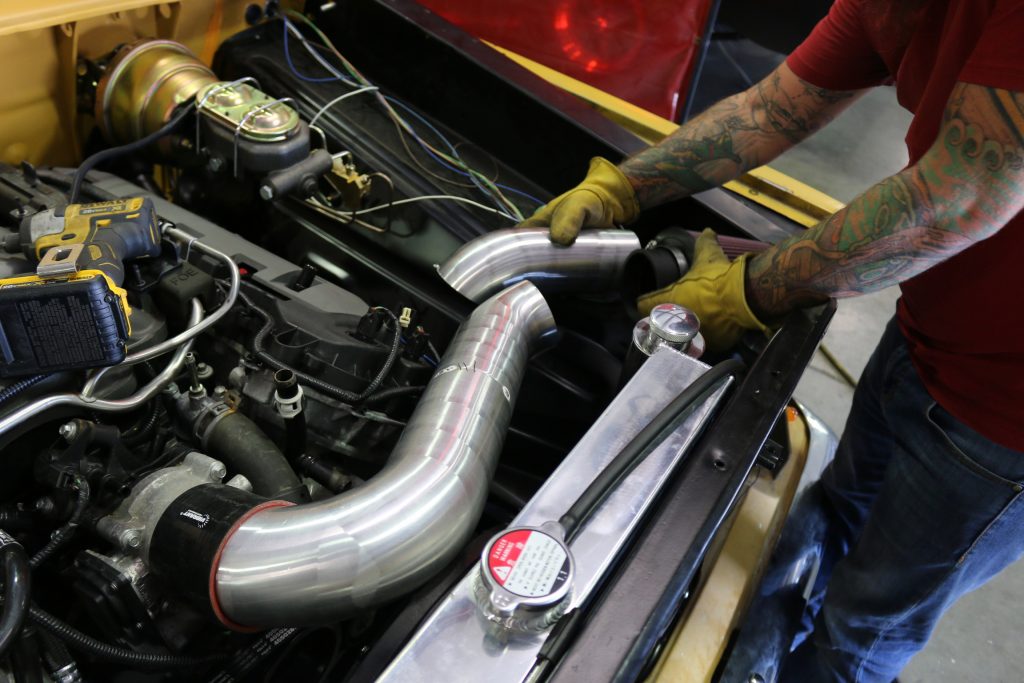 How to Perform a Coyote Engine Swap in a Ford F100