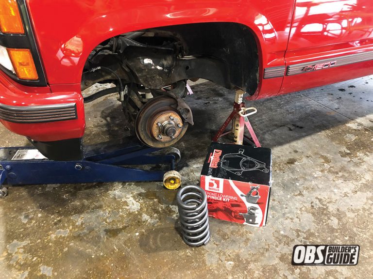 How To Lower a ’88-’98 OBS Chevy Using Belltech 4/6 Drop Kit