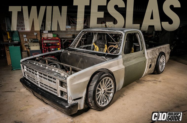 1985 C10 Squarebody With Twin Tesla Motors! Under Construction