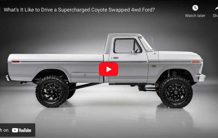 What's It Like to Drive a Supercharged Coyote Swapped 4wd Ford?