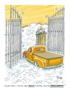 Slammed OBS dually with custom painted flames - Street Trucks