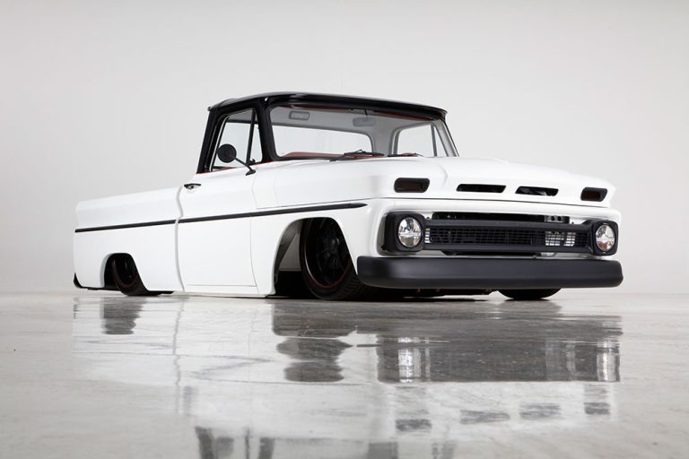 1965 Chevrolet C10 bagged on a Porterbuilt chassis - Street Trucks
