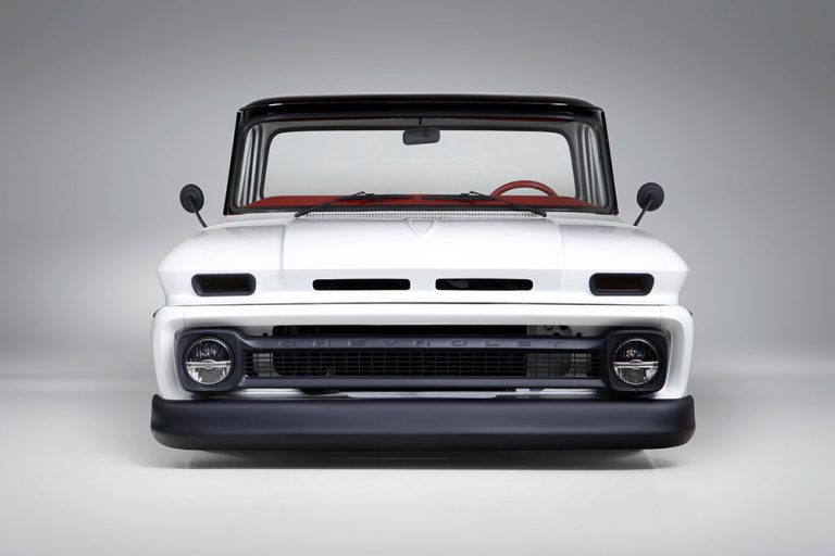 1965 Chevrolet C10 bagged on a Porterbuilt chassis - Street Trucks