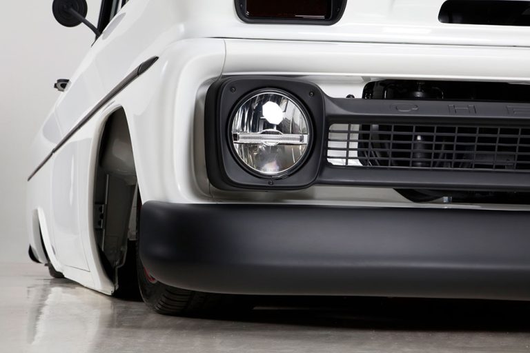 1965 Chevrolet C10 bagged on a Porterbuilt chassis - Street Trucks