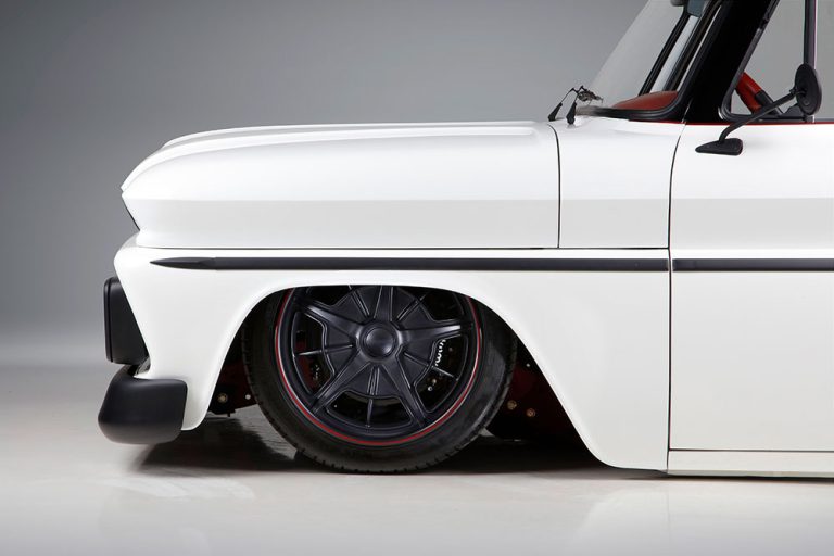 1965 Chevrolet C10 bagged on a Porterbuilt chassis - Street Trucks