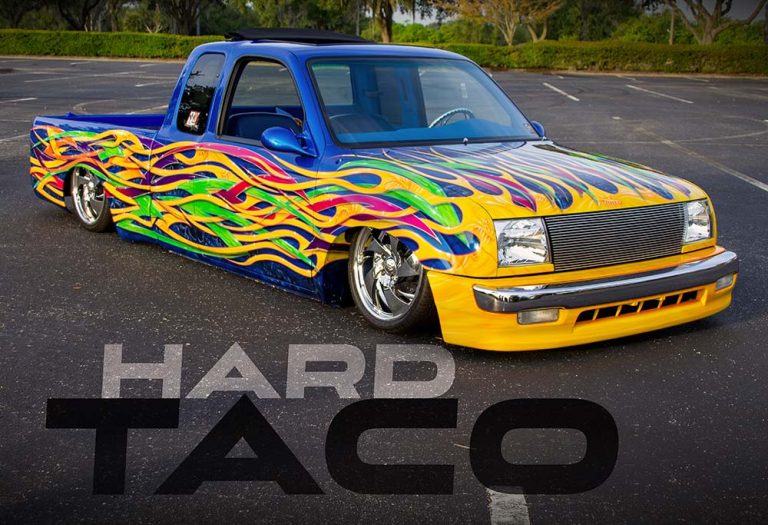 Bagged & Body dropped 1999 Toyota Tacoma - Street Trucks