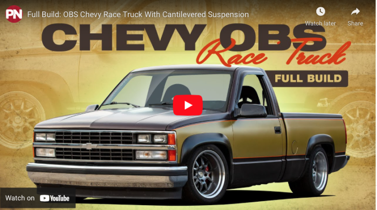 Full Build: OBS Chevy Race Truck With Cantilevered Suspension