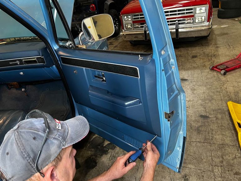 1985 Chevy C10 Squarebody Interior Upgrades with TMI - Street Trucks