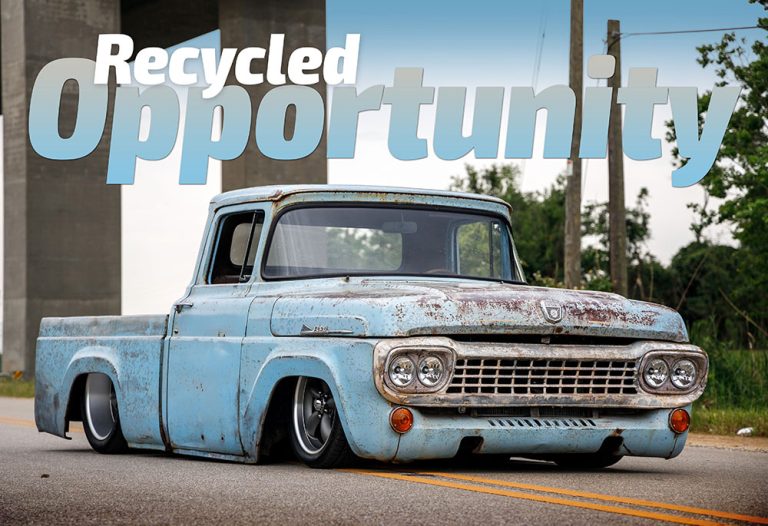 Can you believe what engine they put in this '58 Ford F-100!