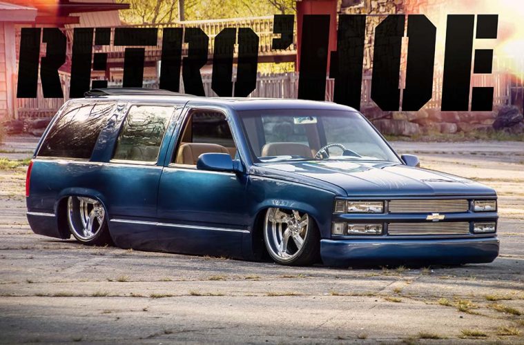 Bagged and bodied Tahoe on 22's!