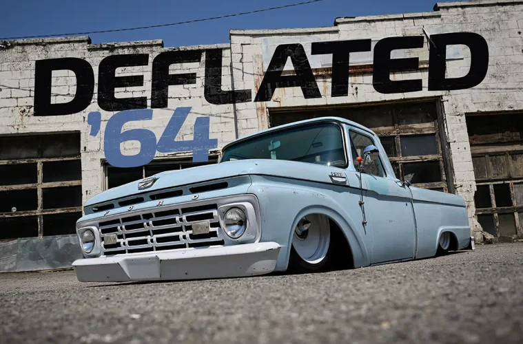 Skylight Blue 1964 Ford F-100: Classic Custom Stunner