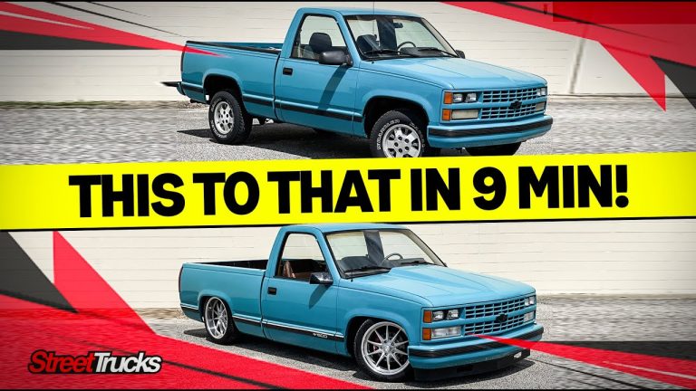 FULL BUILD 1988 Chevy OBS C1500 in just 9 minutes! - Street Trucks