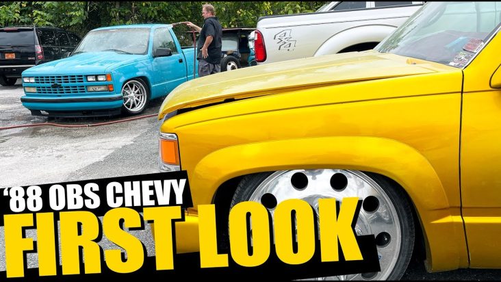 OBS Chevy Truck Restoration Paint job, with a HUGE surprise - Street Trucks