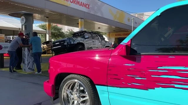 Tribute GMT400 Chevy C/K at SEMA 2019 Belltech Sport Trucks - Street Trucks