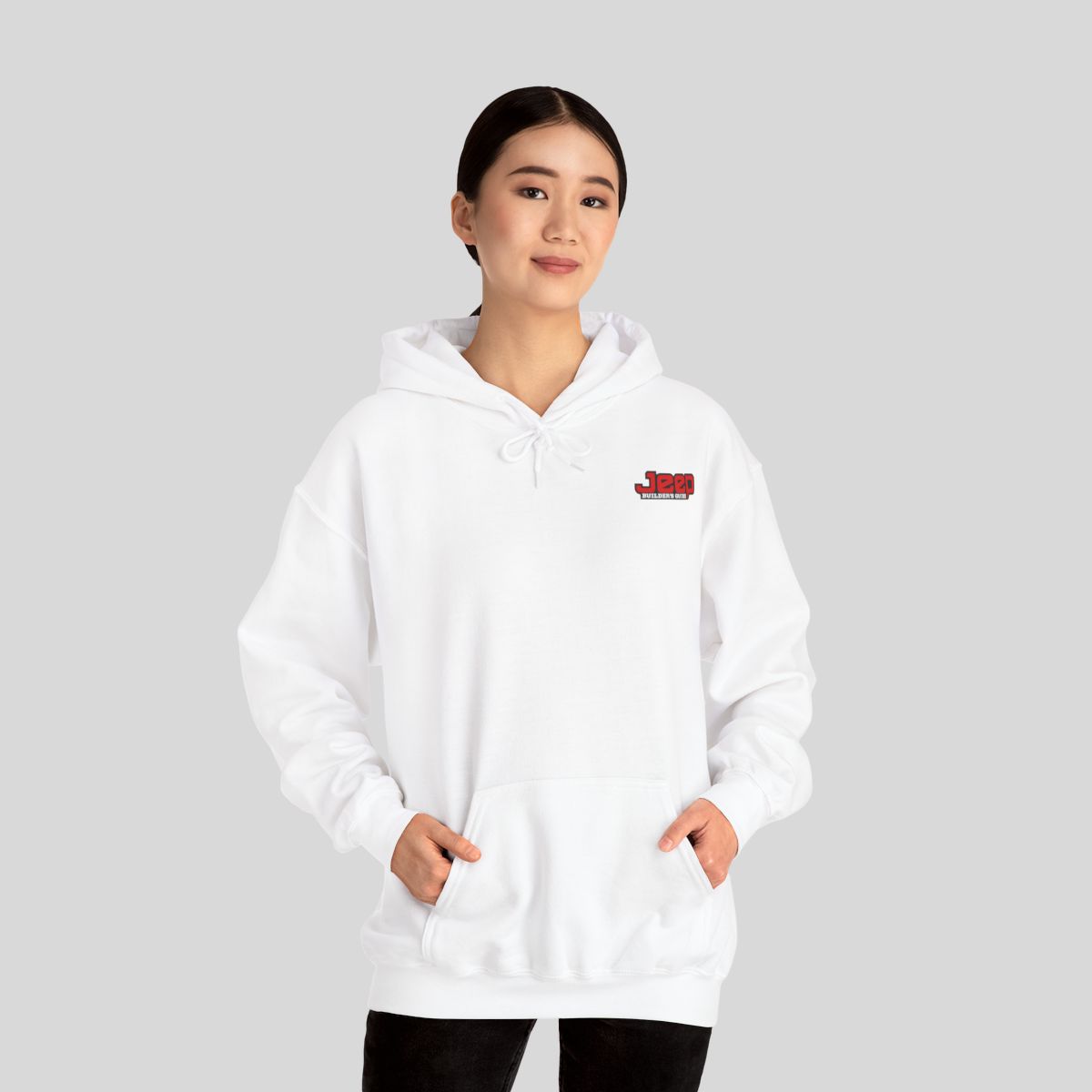 Jeep Builder's Guide White - Unisex Heavy Blend™ Hooded Sweatshirt ...
